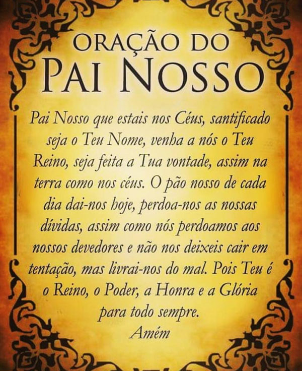 Oração do Pai Nosso - Mundo Mensagens