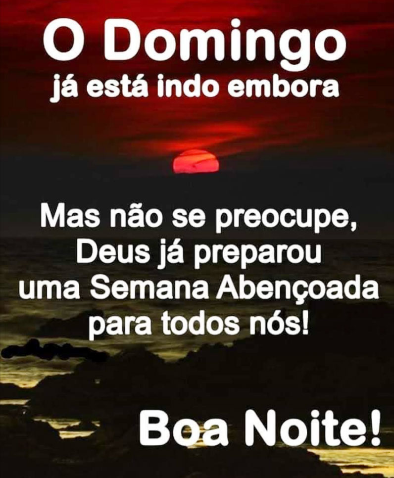 O Domingo já está indo embora - Mundo Mensagens