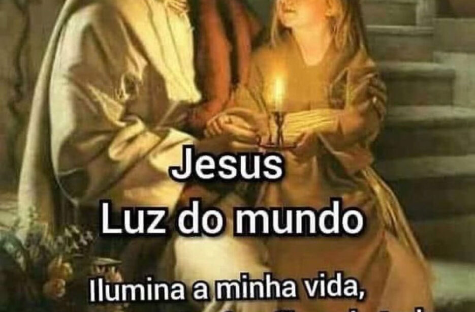 Jesus E Minha Luz João 8:12 De Novo Jesus Começou A Falar Com Eles E