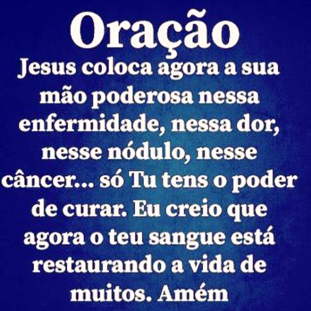 Oração Jesus tens o poder de curar - Mundo Mensagens